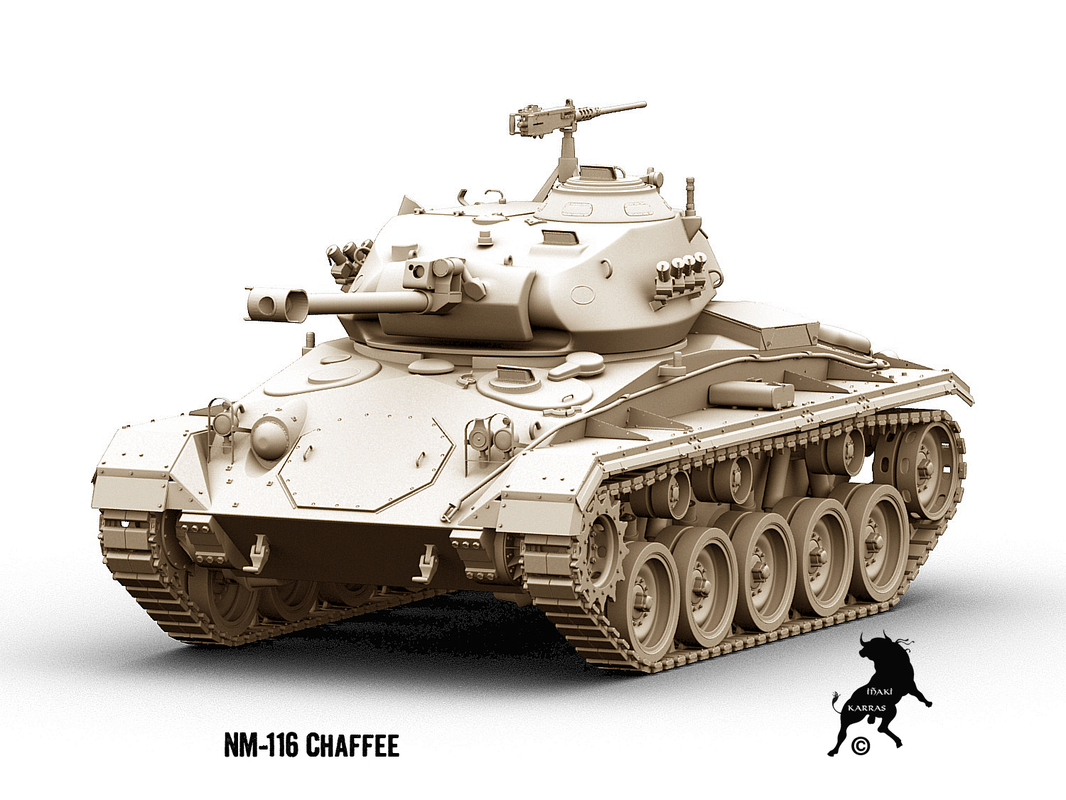 norwegian tanks nm-116 3d max