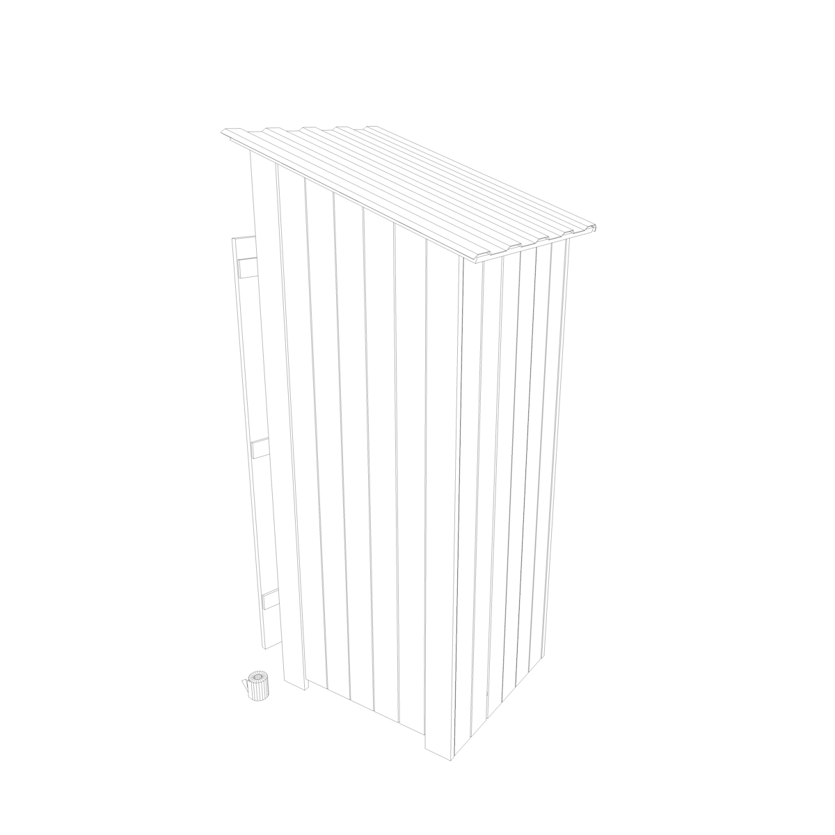 Latrina Modelo 3D - TurboSquid 874740