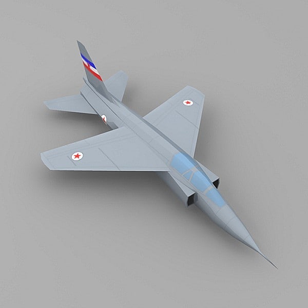 3d model plane soko j-22 orao