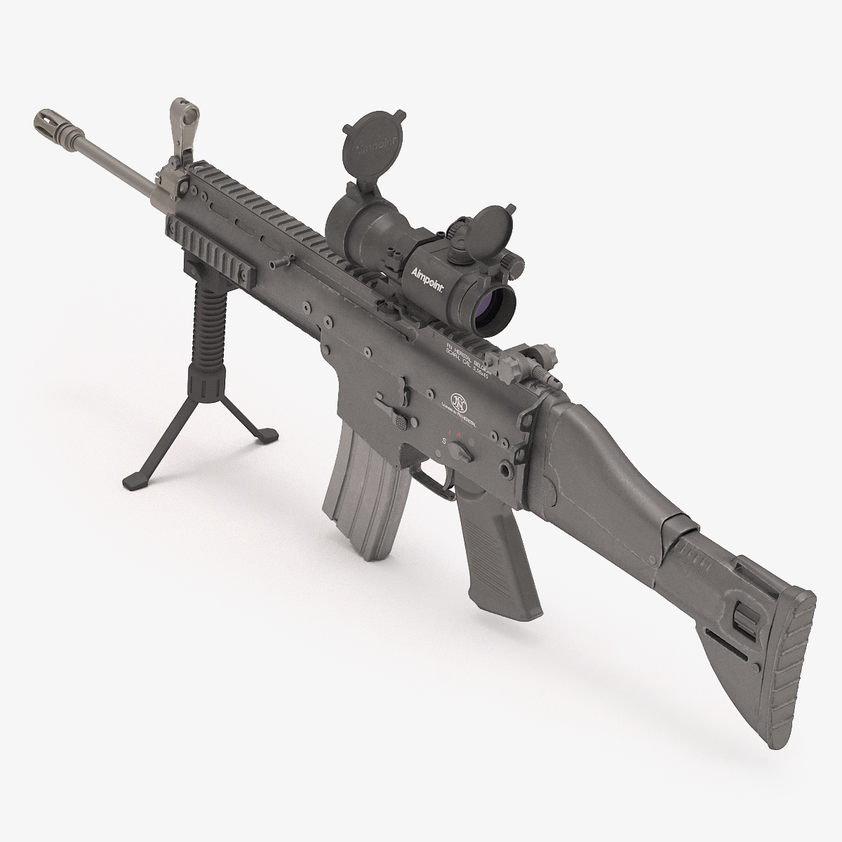 combat assault rifle fn scar max