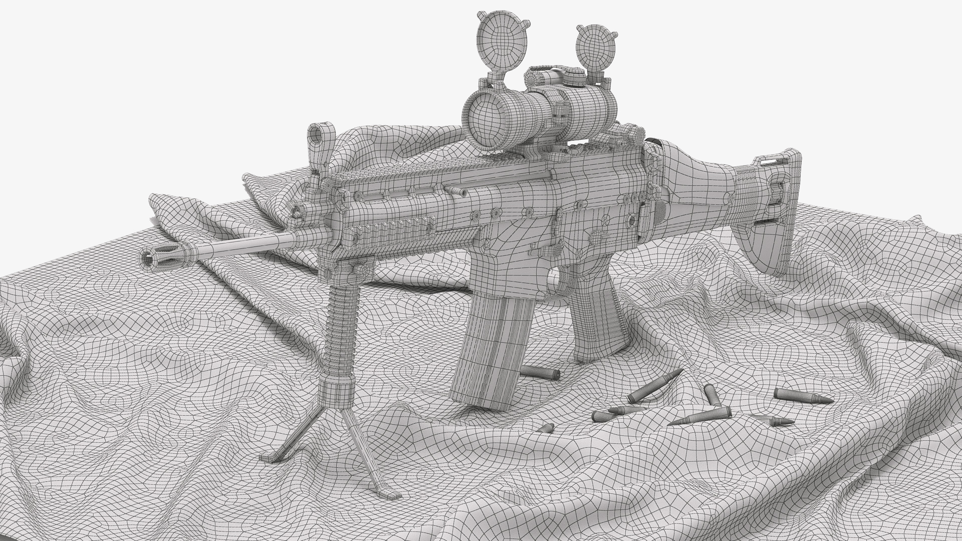 combat assault rifle fn scar max