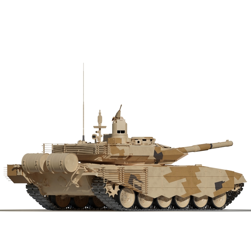 modelo 3d Tanque de batalla principal ruso T-90SM Rigged - TurboSquid ...