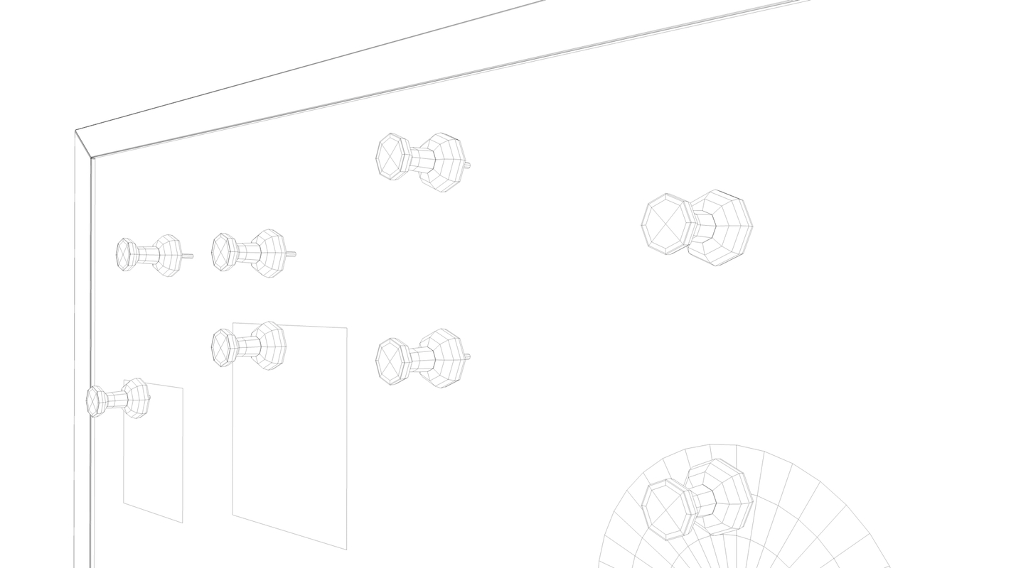 3d model pinboard pin