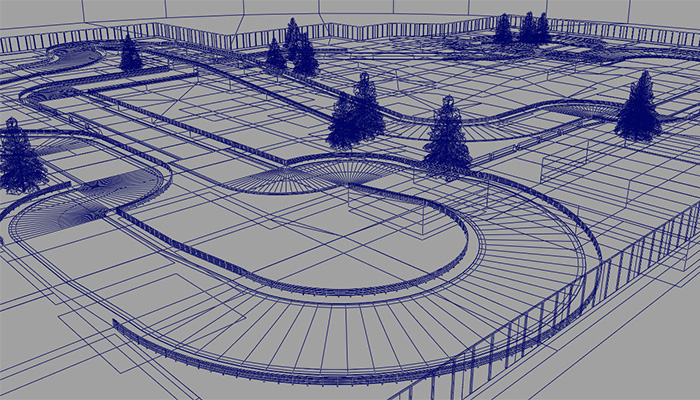 3ds max race track construct kit