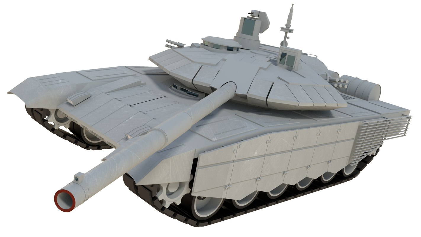 3d model t90 ms battle tank