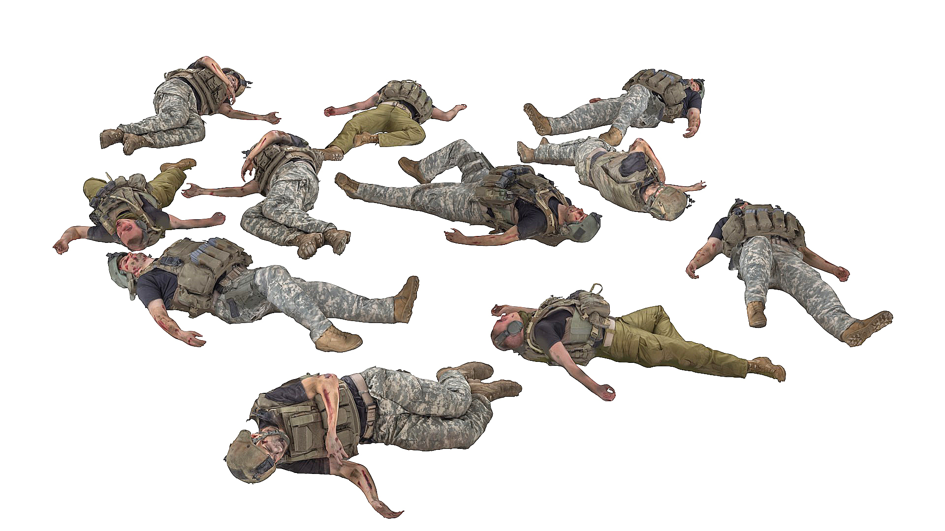 dead packed 3 3d model