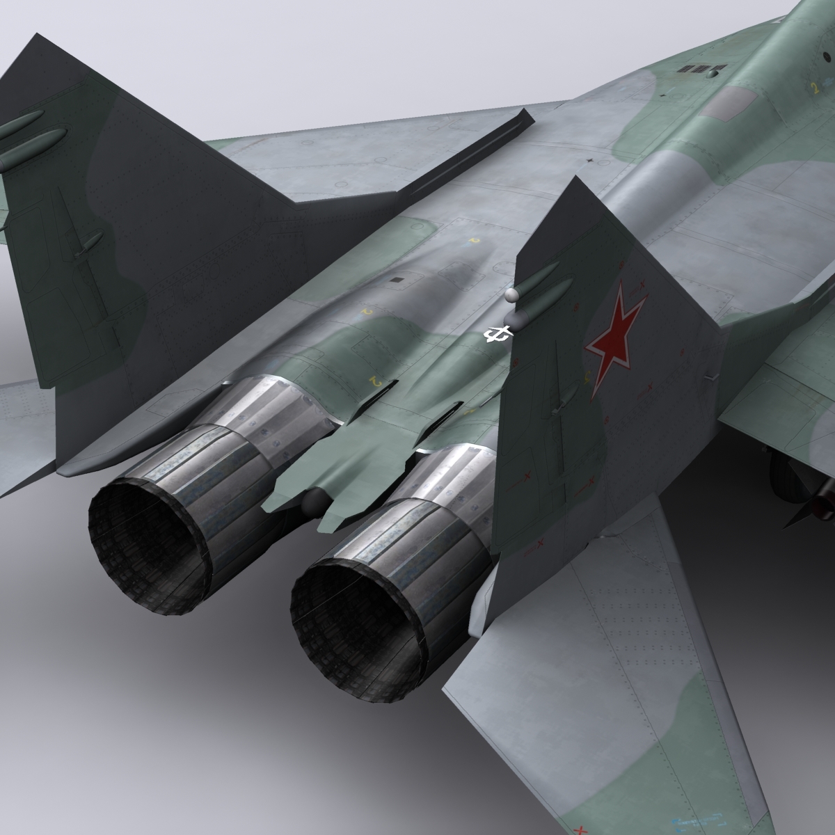 mig-29 fulcrum jet fighter 3d model