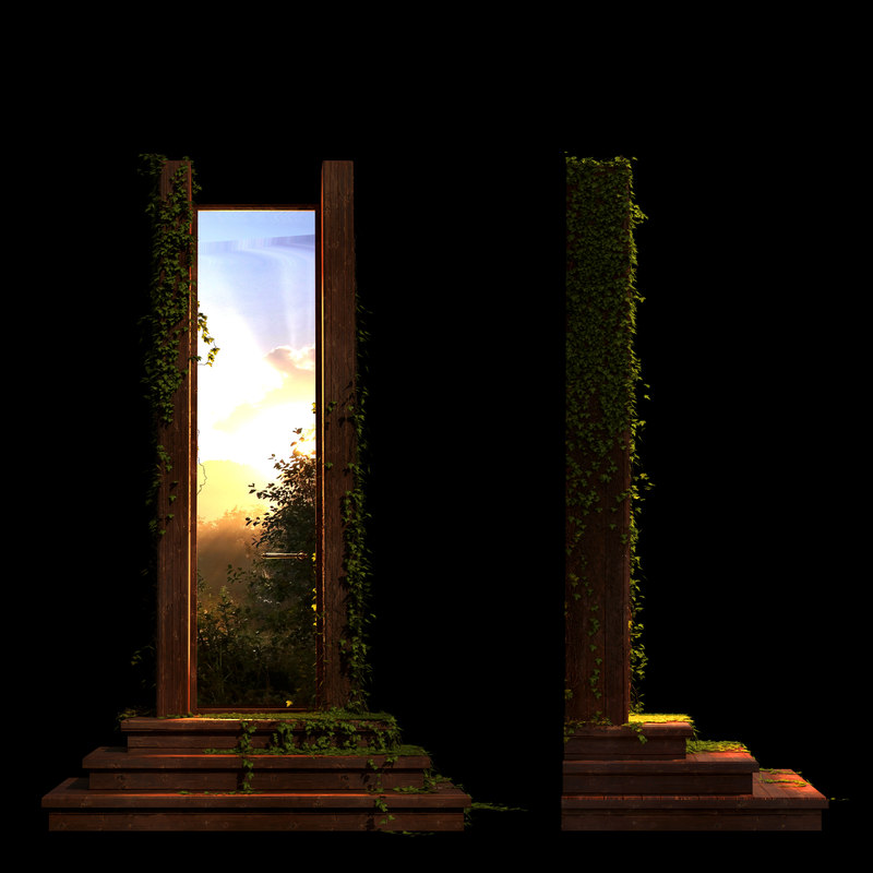 architectural magic portal 3d model