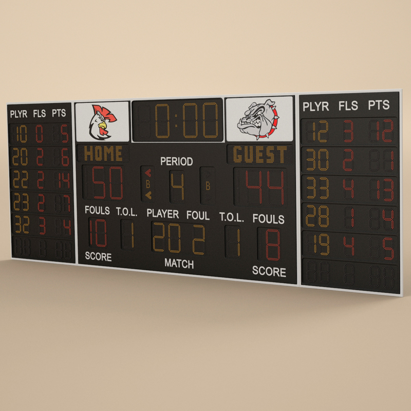 scoreboard score board 3d 3ds