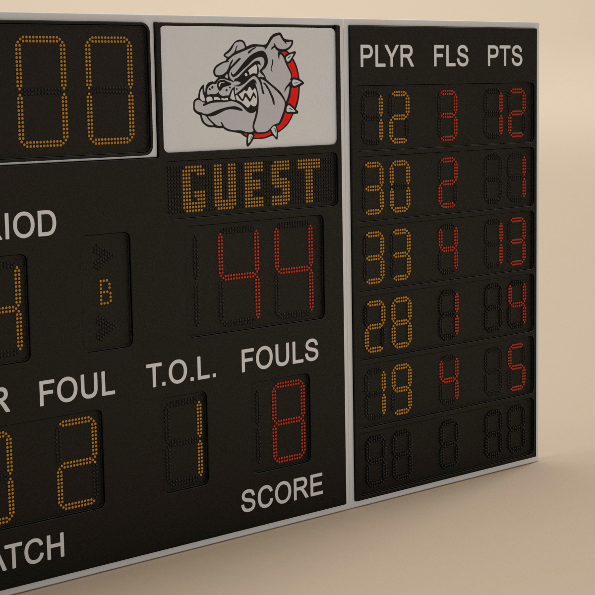 scoreboard score board 3d 3ds