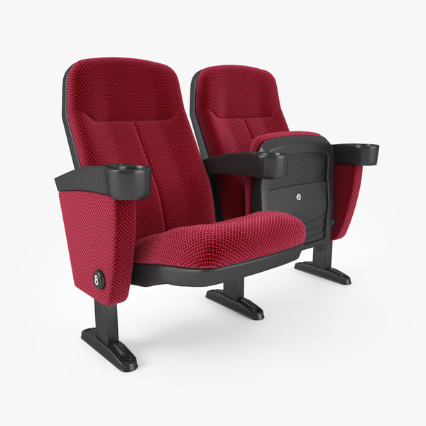 theatre seats 3d model