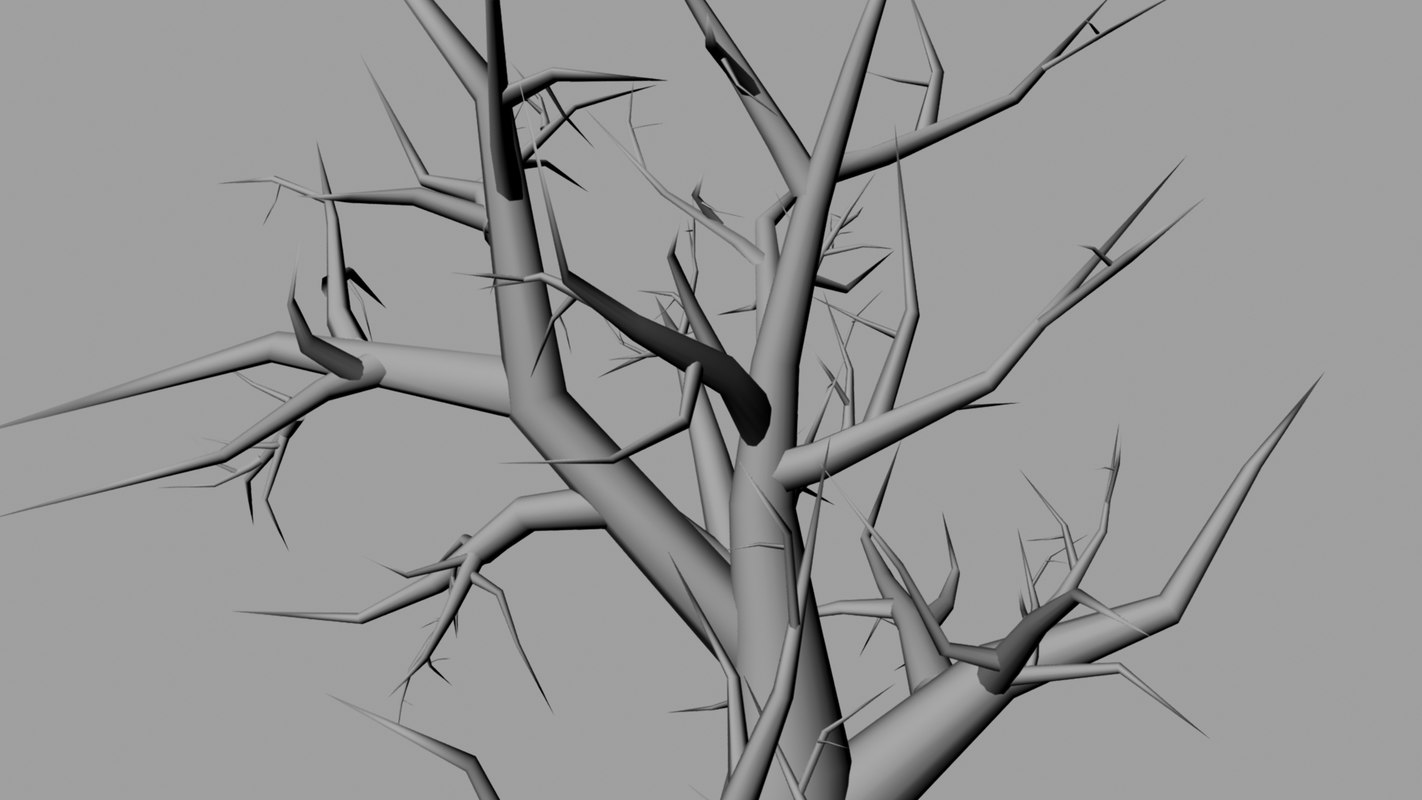 tree horror 3d fbx