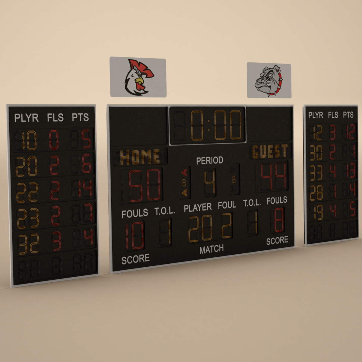 scoreboard score board 3d 3ds