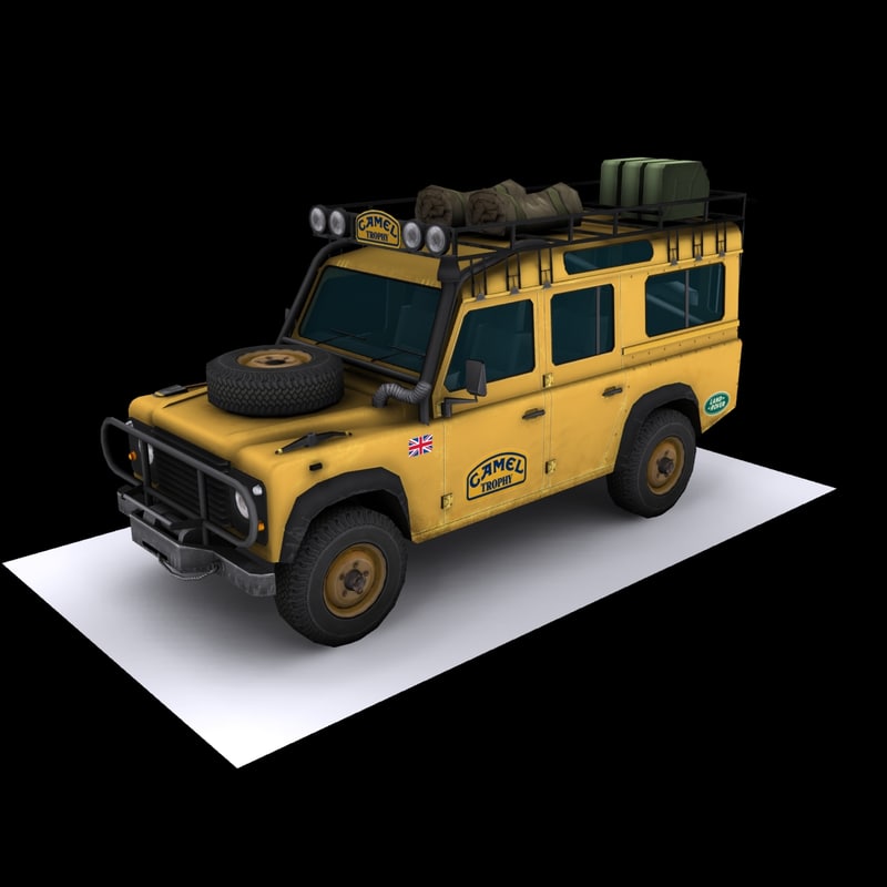 camel trophy defender 3d fbx