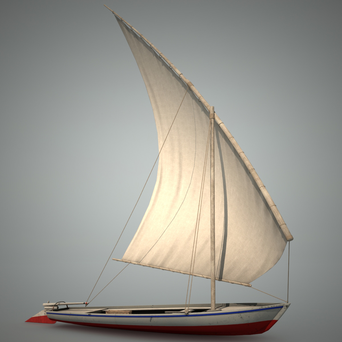 3d model sailing boat