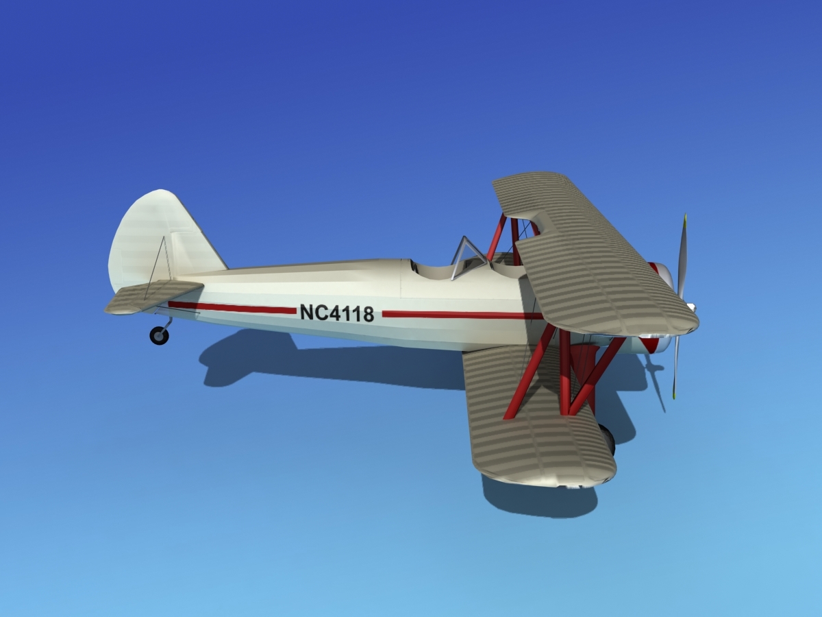 pt-17 stearman 3d max