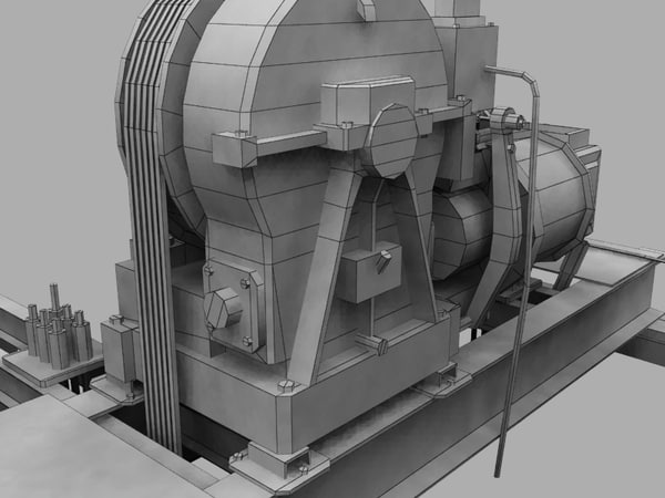 maya elevator geared traction machine