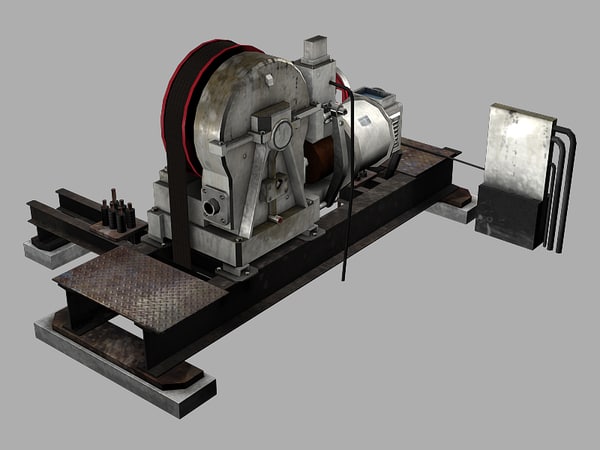 maya elevator geared traction machine