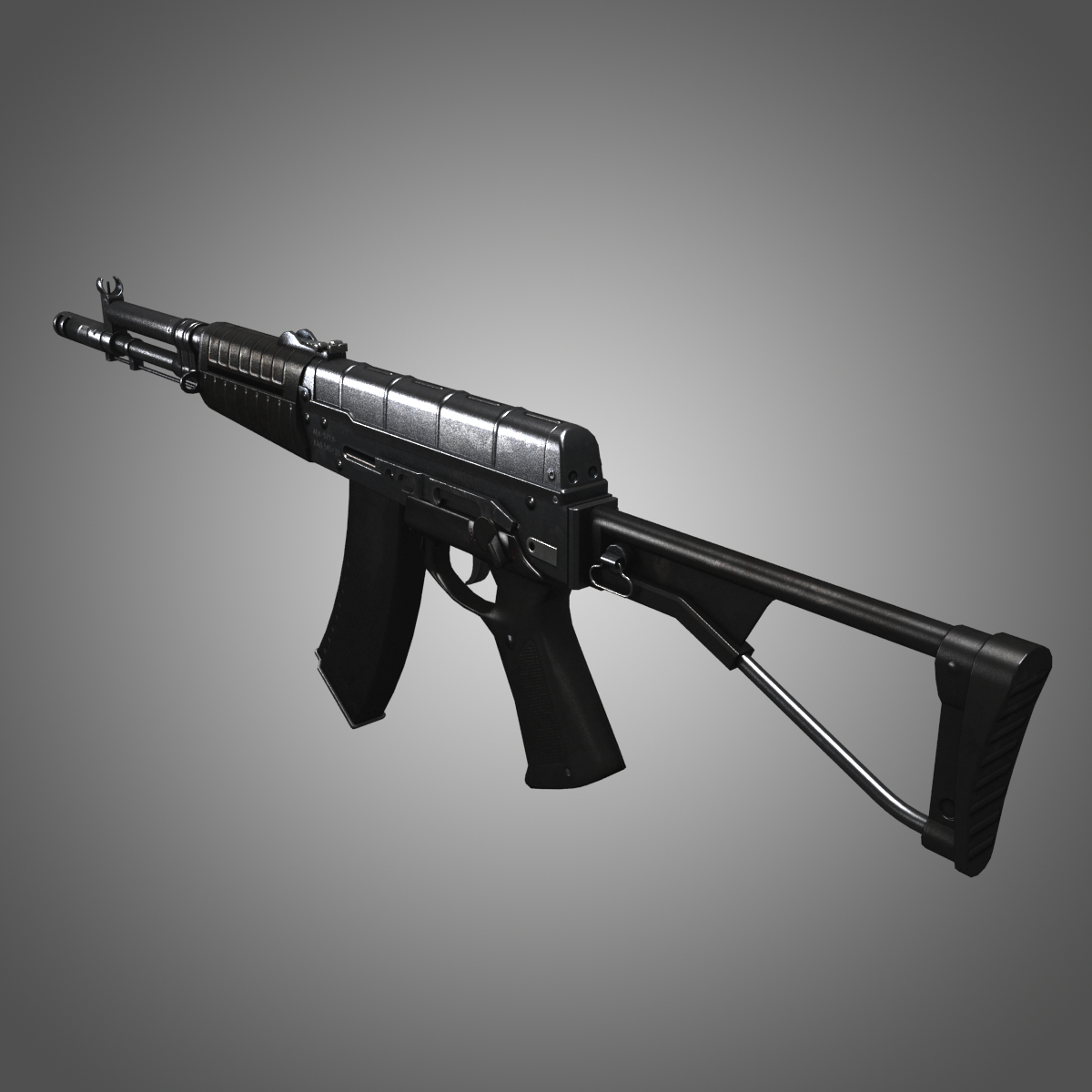 3d aek-971 assault rifle model