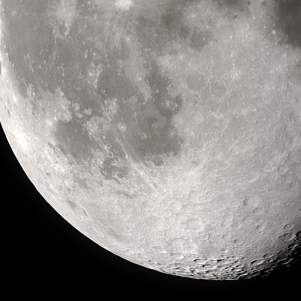 hyper-real dynamic moon shader 3d max