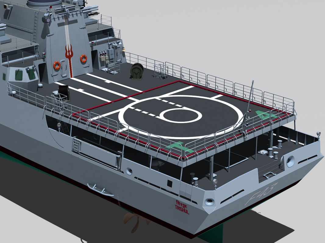 project 11356 ins trishul 3d model
