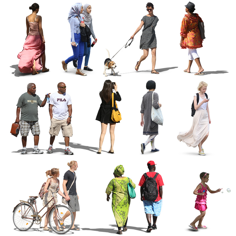 Texture Photoshop character people cutout