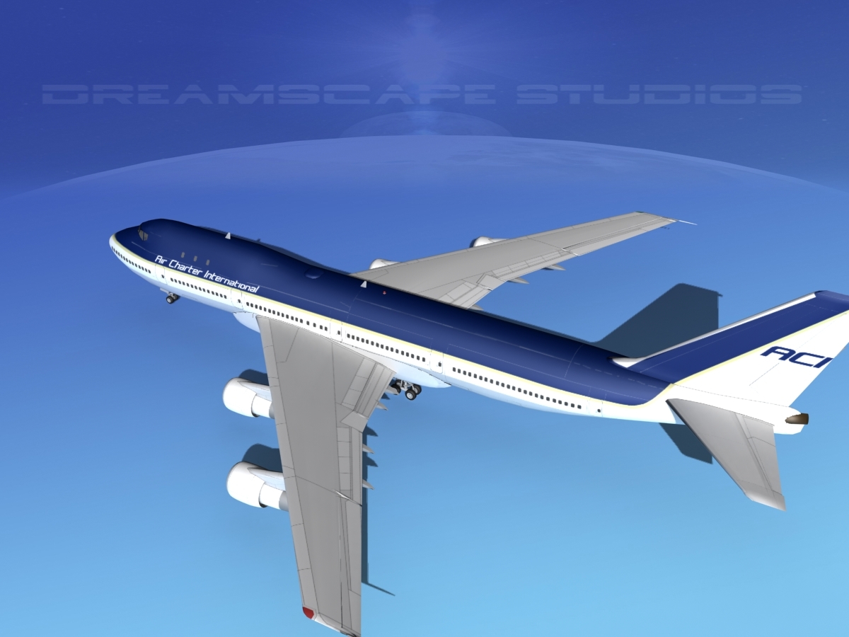 3d 747-100 boeing 747