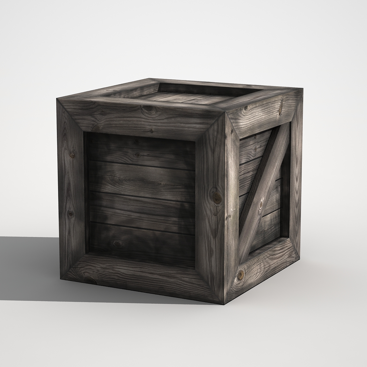 3ds max medieval wooden crate