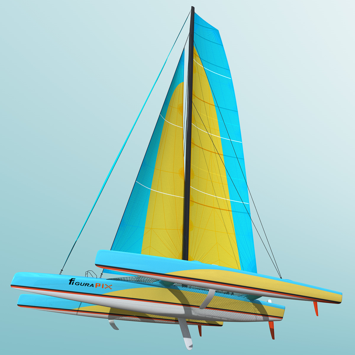 3d ultim class trimaran model
