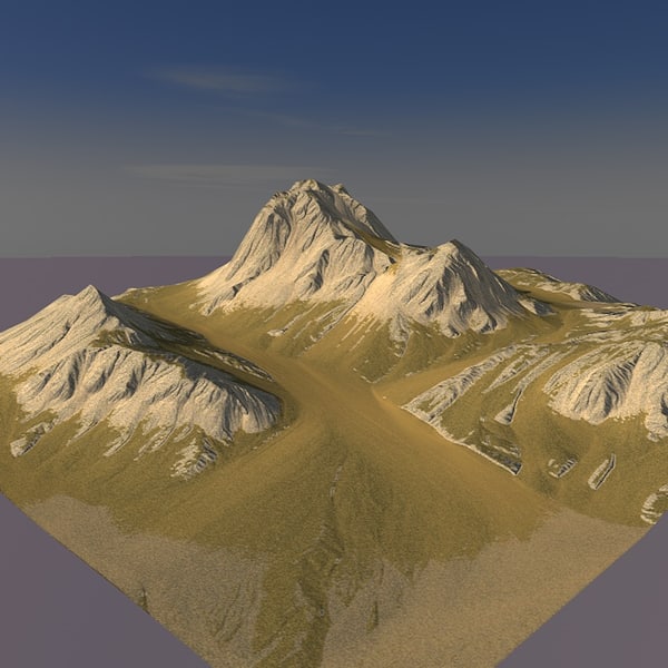 3d max mountain games maps