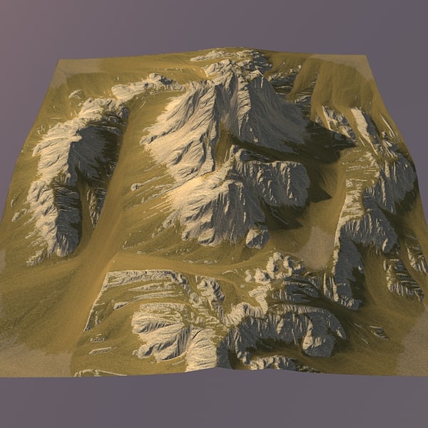 3d max mountain games maps
