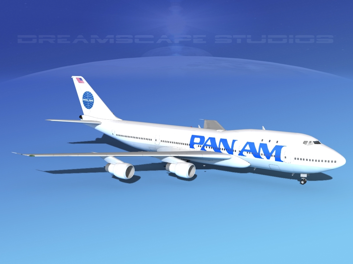 3d 747-100 boeing 747