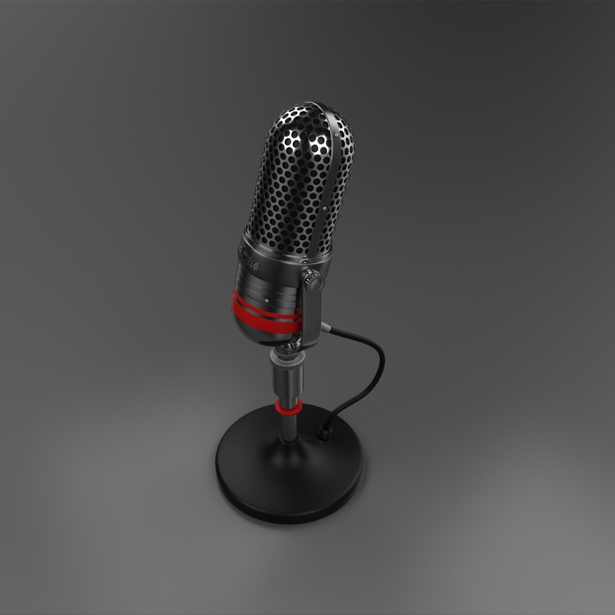 3d model mic studio
