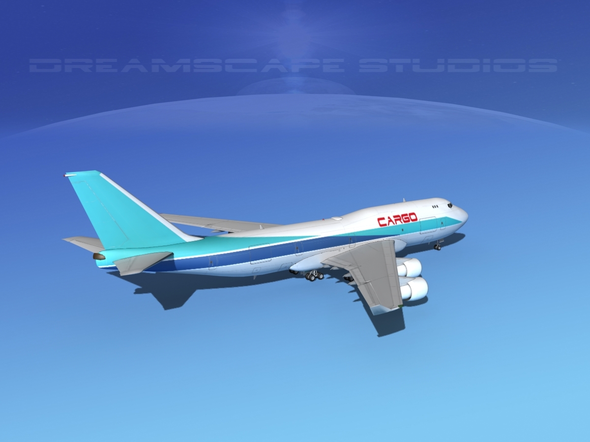 보잉 747-400화물 3D 모델 - TurboSquid 876757
