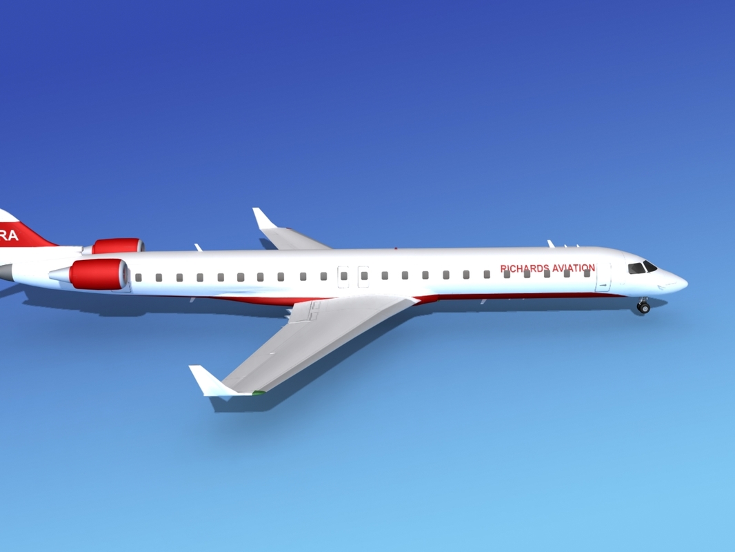 3d crj900 bombardier