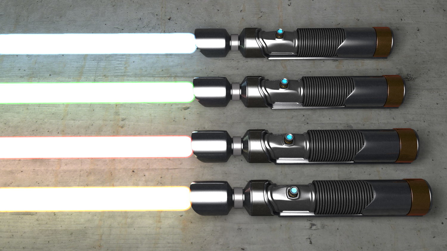 Simple Lightsaber C4d