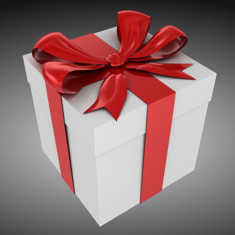 3d model giftbox gift box