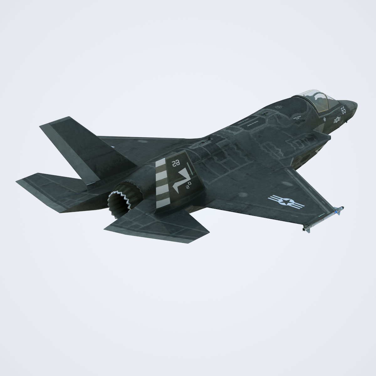 3d model f-35b jdam