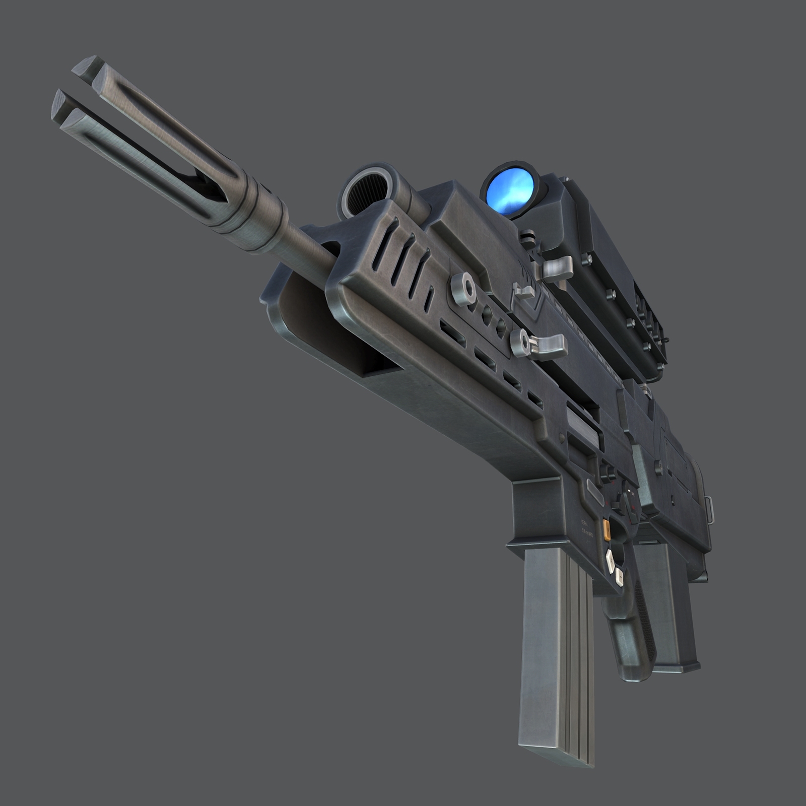 3d xm29 oicw rifle model