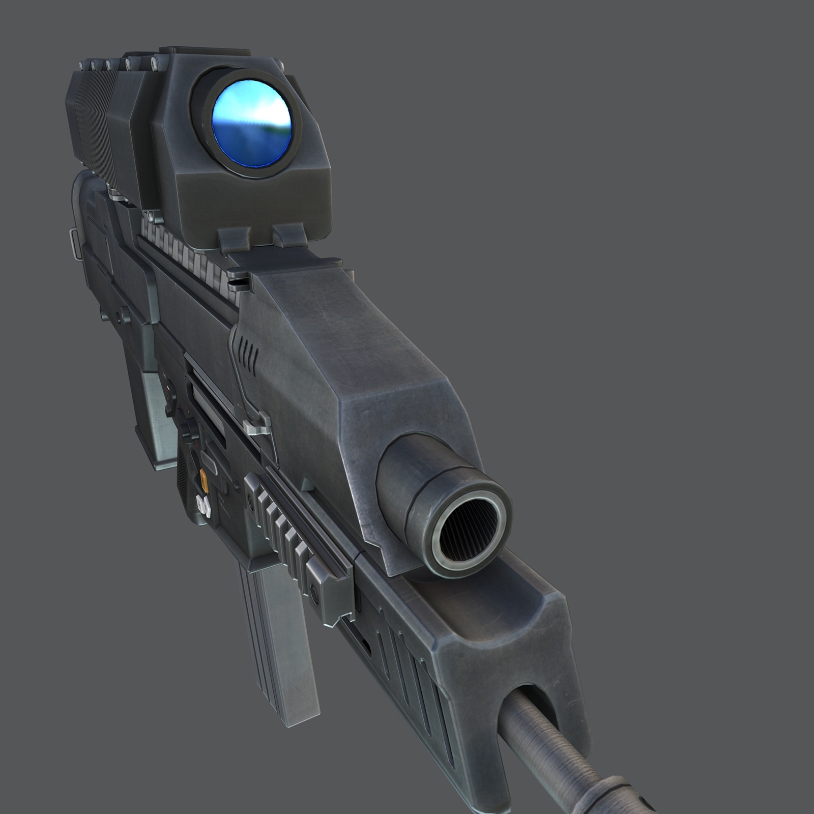 3d xm29 oicw rifle model