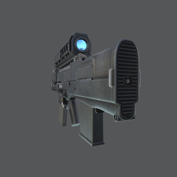 3d xm29 oicw rifle model