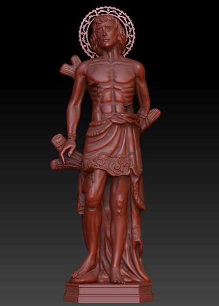 3d jesus christ model
