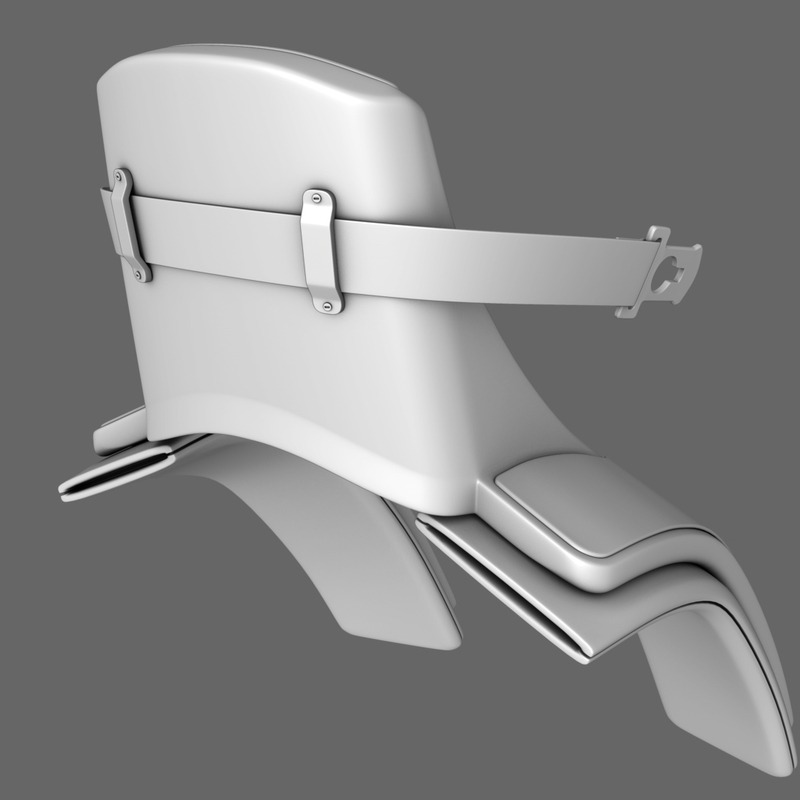 3d model f1 neck protection