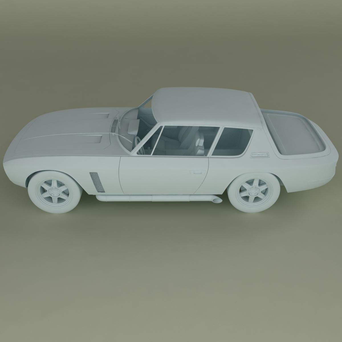 3ds max 1973 jensen interceptor fast