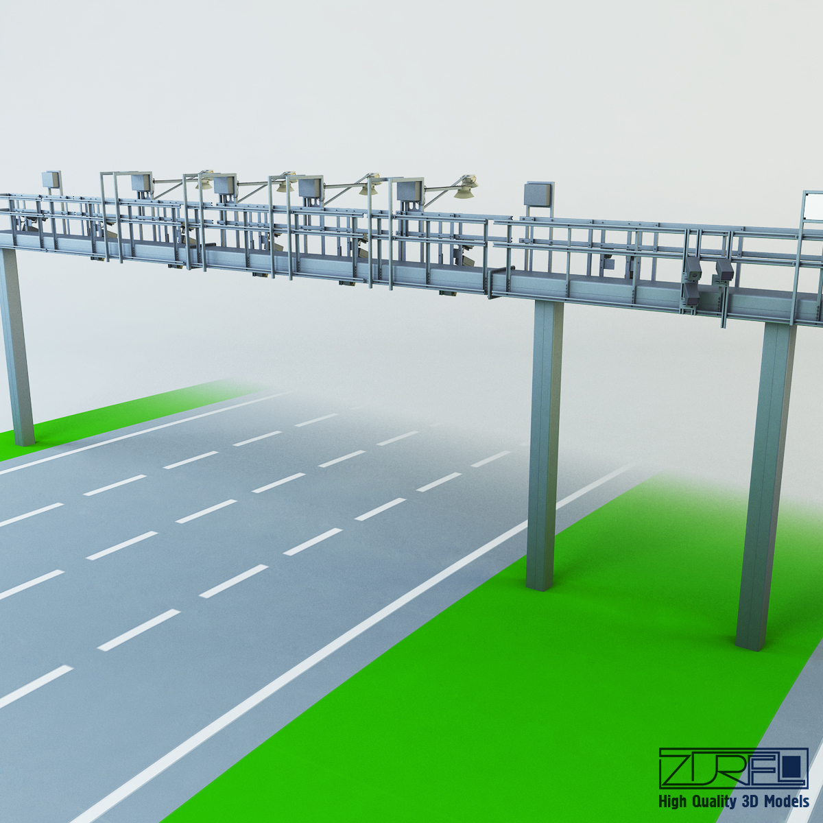 3d multi lane flow