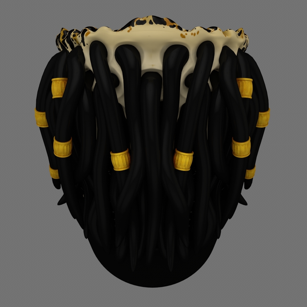predator head c4d