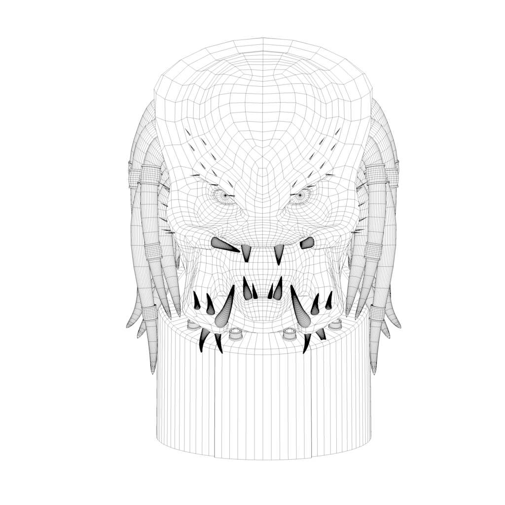 predator head c4d