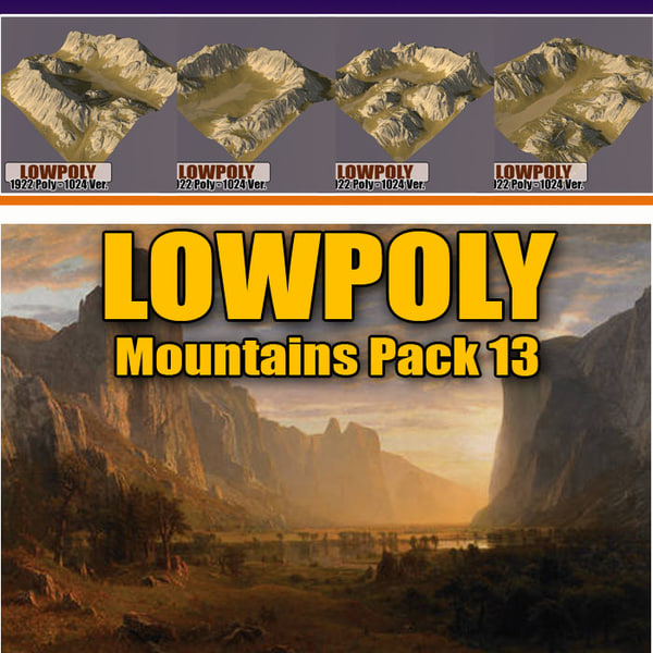 Blender Mountain Models | TurboSquid