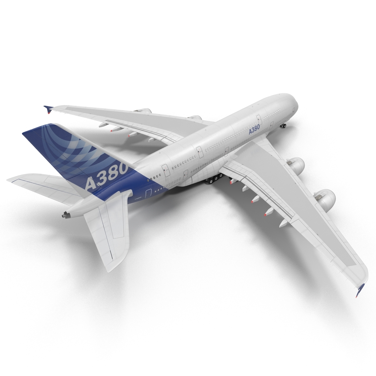 3d 3ds jet airliner airbus a380