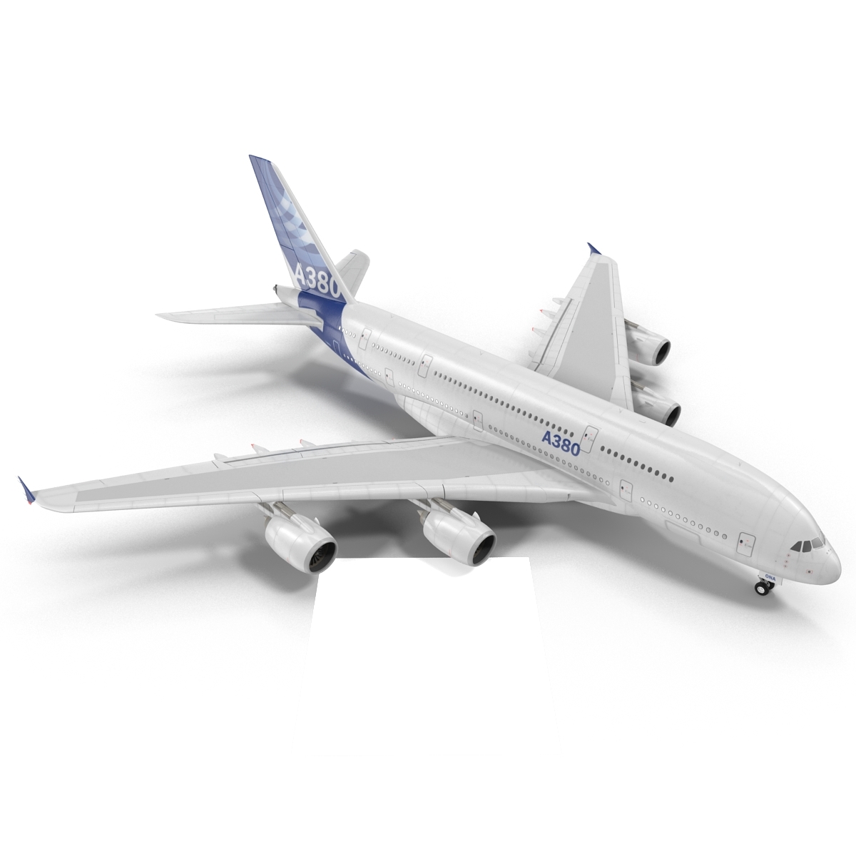 3d 3ds jet airliner airbus a380